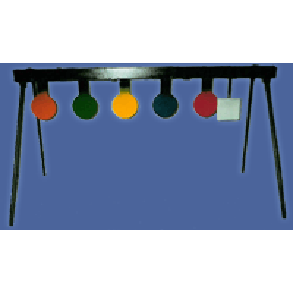 5 paddle auto reset metal target rifle