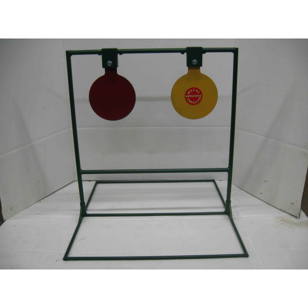 Double Large Spinning Metal Target- Rifle